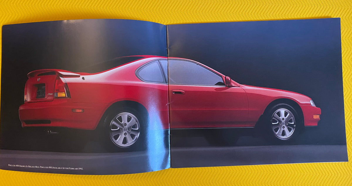HONDA PRELUDE 1992 SR 4WS BB1 Canada Brochure – NIHOBBY 日改通商