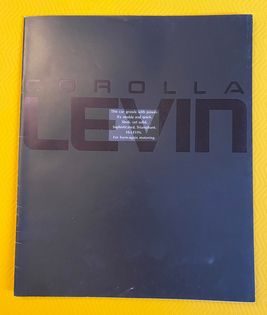 TOYOTA COROLLA LEVIN AE101 1991 Japan Brochure – NIHOBBY 日改通商